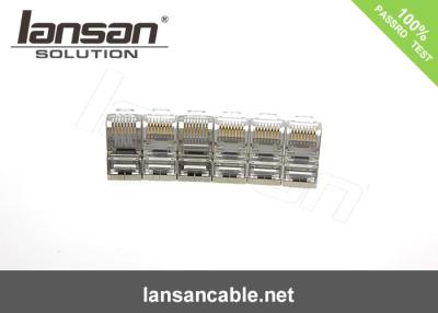 Cina Spina modulare del ftp RJ45 dello schermo sostenente Cat5e di T568B e di T568A in vendita