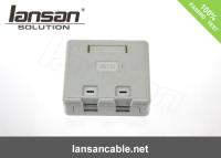 China UL ROHS Certificate Appoved TIA568B Cat5e Network Surface Mount Box for sale