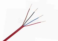 China 4 Cords Bare Copper Security Fire Alarm Cable PVC Flame Proof Length Customized for sale