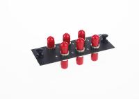 China CATV Networks Fiber Optic Cable Assembly Simplex 6 Port Adapter Panel for sale