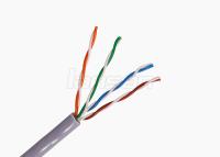 China 100Mhz Solid Bare Copper UTP Cat5e Lan Cable Unshield Solution 24AWG 0.50mm for sale