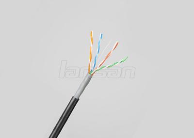 Cina Il computer 4 accoppia di rame puro di UTP Cat5e Lan Cable 0.50mm PVC + PE per il sistema del CCTV in vendita