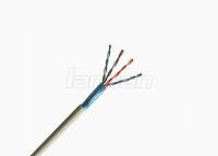 China Solid Bare Copper FTP Cat5e Lan Cable HDPE Insulation 24 Awg Twisted Pair Shielded Cable for sale