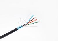 China PVC FTP Al Foil Cat5e Lan Cable With Bare Copper Conductor for sale