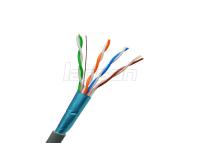 China PVC FTP Cat5e Lan Cable Quick Installation With Bare Copper Conductor for sale