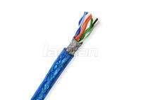 China Computer 4 Pair Cat5e Cable BC 0.50 Solid Bare Copper SFTP Cable 300m/Roll for sale