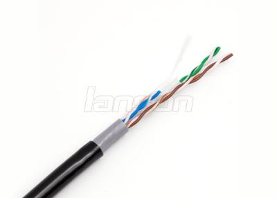 China Verdraaid Parenpvc 305m Cat6 Lan Cable 1000ft Gegevens Stabiele Transmissie voor Openlucht Te koop