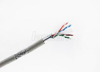 China SFTP weil Kupfer des Leiter-23AWG Cat6 Lan Cable 0.57mm zu verkaufen