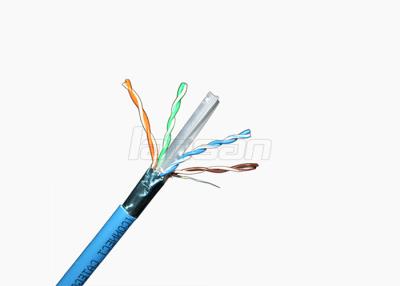China SFTP weil Kupfer des Leiter-23AWG Cat6 Lan Cable 0.57mm zu verkaufen