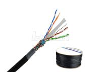 China PVC Jacket Ethernet Cat6 Lan Cable Cat6 UTP Cable 0.57mm Solid Copper for sale