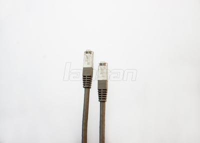 China Flexible Cat6 FTP Sranded Cat6 Copper Cable , 50U Gold Plated Cat6 RJ45 Patch Cable for sale