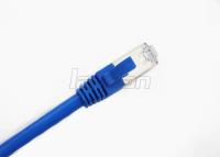 China 24 AWG Bare Copper Cat6 Patch Cord / Cat6 FTP 4 Pair Cable PVC Jacket for sale