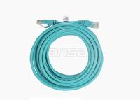China Modular Plug Connector Cat6A Patch Cord 3m Flexible Network Cable ROHS Jacket for sale