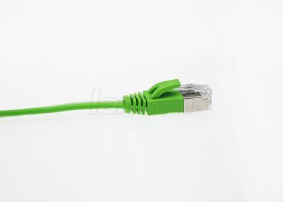 China Round CAT6A FTP Cable , CM PVC PLUS PE 1-3m RJ45 Connector Pure Copper Patch Cord for sale