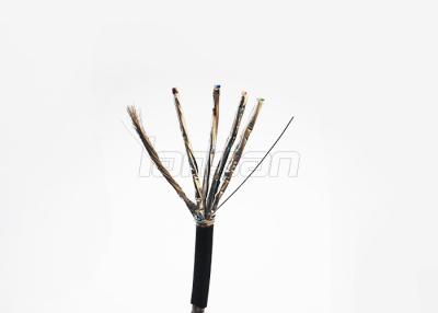 China Multi Color Stranded Copper S / SFTP Cat6a Ethernet Cable With ROHS Jacket for sale