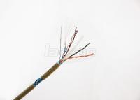 China PVC Jacket Rj45 Cat6A Patch Cord  Round Shape FTP Network Cable For Communication for sale
