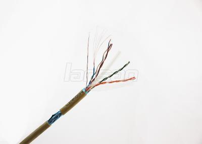 China PVC Jacket Rj45 Cat6A Patch Cord  Round Shape FTP Network Cable For Communication for sale