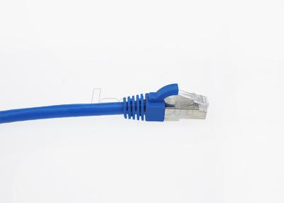 China SSTP CAT6A Patch Cord PVC Jacket with Stranded Pure Copper Conductor for sale
