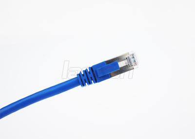 China SSTP CAT6A Patch Cord PVC Jacket with Stranded Pure Copper Conductor for sale