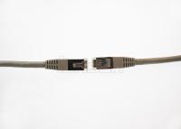 China PVC Connector Cat6A Patch Cord Pure Copper Wire Material For Communication for sale