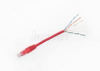 China Networking BC CCS CCA UTP Cat5e Patch Cable With ROHS Certificate Jacket for sale