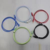 China LSOH Jacket Rj45 Cat6A Patch Cord Round Shape FTP Network Cable For Communication for sale