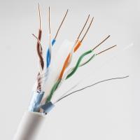 China Bare Copper 1000FT FTP 24AWG FFTP CAT6A Ethernet Cable for sale