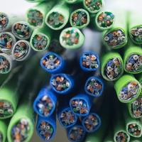 China Customize Color Cat6a FTP Cable Passing Fluke 90M Link Test With HDPE Insulation for sale