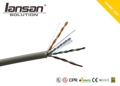 China FTP 24 AWG Cat6A Patch Cord PVC Network Cable Round Shaped RJ45 With PVC Jacket for sale