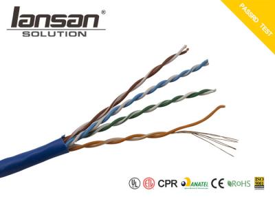 Cina Non protegga il ftp Cat5e Lan Cable del conduttore di 24AWG Because/CCA in vendita