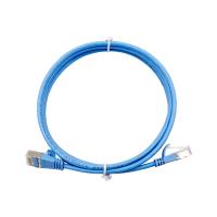 China Four Twisted Pairs Cat6 Shielded Patch Cords 24AWG Bare Copper Humanized Design for sale