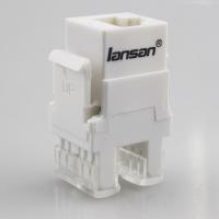 China UTP Unsheild 26AWG Cat6 Patch Panel PBT RJ45 Socket for sale