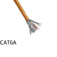 China UTP 10G Unshielded Copper Cat6A Lan Cable CCA Conductor for sale