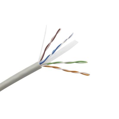 China chaqueta de PVC interior del cable del HDPE Cat6 FTP de 0.55m m CCA los 305m en venta