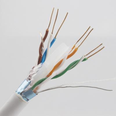 Κίνα SFTP επειδή το καλώδιο του τοπικού LAN SFTP 23AWG Cat6 έστριψε HDPE καλωδίων Gigabit ζευγαριού προς πώληση