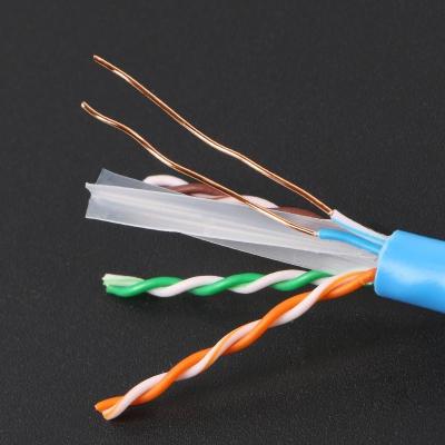 Cina Cavo di Ethernet di Cat 6 del conduttore del ftp CCA 4 paia dell'HDPE 23AWG di 305m in vendita