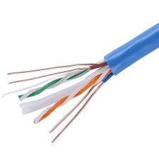 China Do cobre Unshielded do cabo Cat6 0.55mm CCA do PVC do HDPE alumínio folheado Mylar à venda