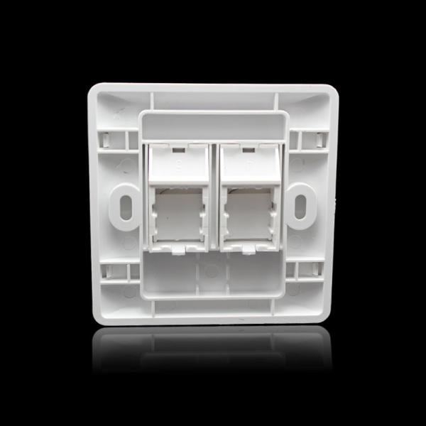 2 ABS van het havens het Vlakke Draagvlak RJ45 Type van de Kabelassemblage 86×86 van Ethernet