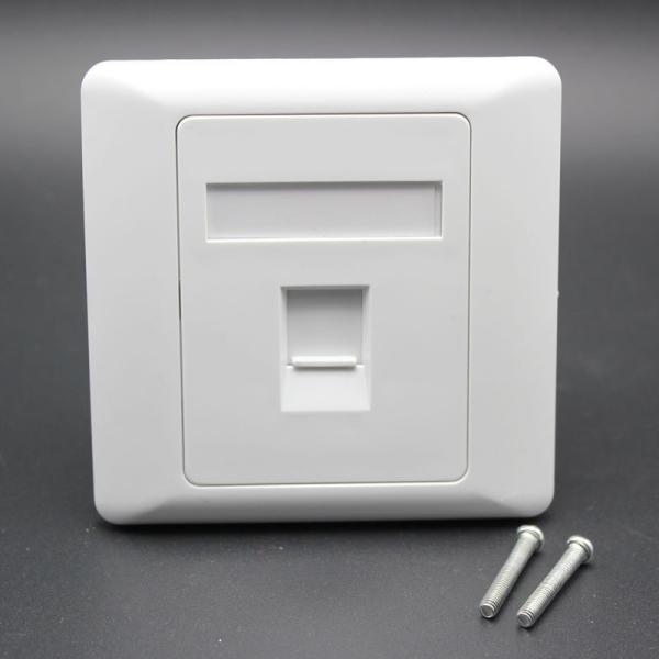 2 ABS van het havens het Vlakke Draagvlak RJ45 Type van de Kabelassemblage 86×86 van Ethernet