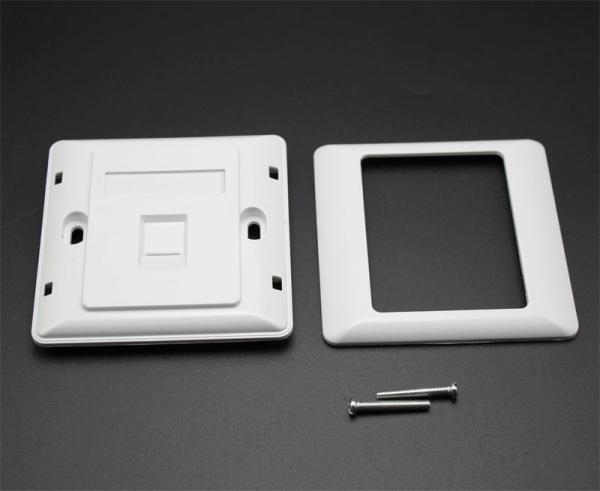 2 ABS van het havens het Vlakke Draagvlak RJ45 Type van de Kabelassemblage 86×86 van Ethernet