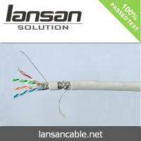 China Double Shield Cat6 Network Cable SFTP Cable Bare Copper Indoor Ethernet Cable for sale