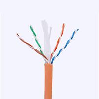 China 23AWG 0.58mm Cat6 Lan Cable Solid Copper 500Mzh PVC LSZH Jacket for sale