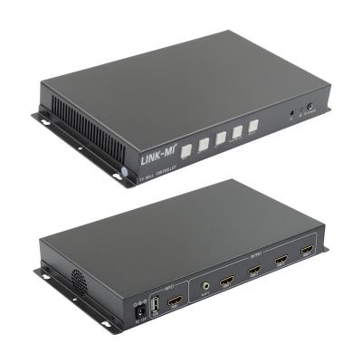 China Controlador de parede de vídeo 2X2 Suporte HDMI Entrada de sinal USB 1080P Para publicidade à venda