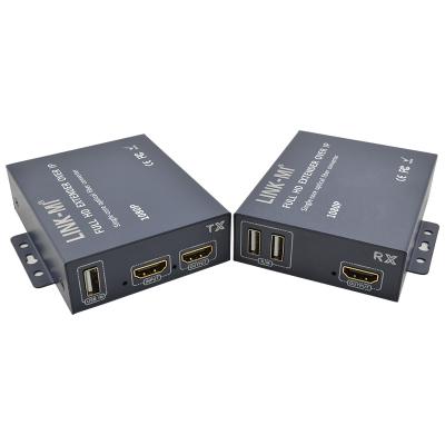 Cina 20 km HDMI KVM Fiber Extender con Loop Out 1080P Extender HDMI Over Fiber in vendita