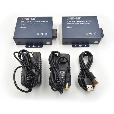 Cina 20 km HDMI KVM Fiber Extender con Loop Out 1080P Extender HDMI Over Fiber in vendita