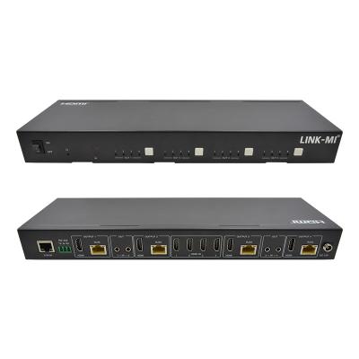 China 70M 4X4 HDMI Matrix com Função de Matriz IR 18Gbps 4K@60Hz HDMI 2.0b POC à venda
