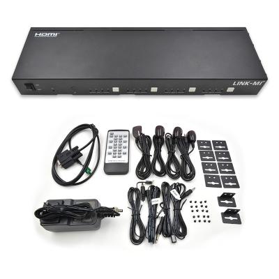 China 70M 4X4 HDMI Matrix com Função de Matriz IR 18Gbps 4K@60Hz HDMI 2.0b POC à venda