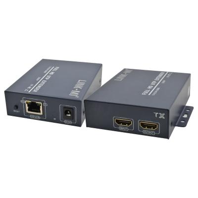 Cina 1080P 120M HDMI Over Cat5E Cat6 Video Extender Cable con funzione IR UTP Extender in vendita