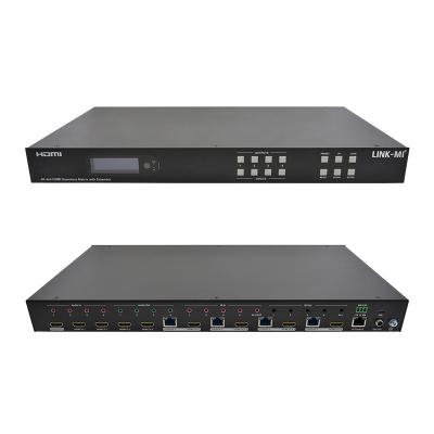 中国 70m 4x4 4K ビデオ ウォール コントローラー 4x4 4K60Hz シームレス マトリックス マルチ ビューヤー 販売のため