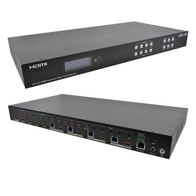 中国 70m 4x4 4K ビデオ ウォール コントローラー 4x4 4K60Hz シームレス マトリックス マルチ ビューヤー 販売のため